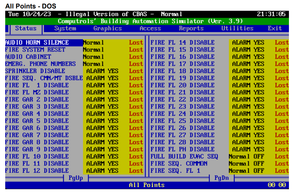 CBAS DOS Compared To CBAS Windows - Computrols | Building Automation ...